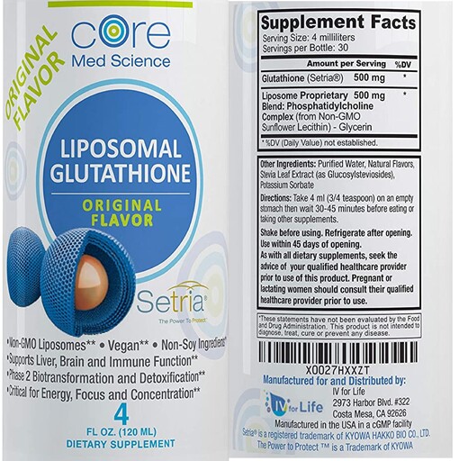 Core Med Science - Liposomal Glutathione Original Flavor - SuppCo