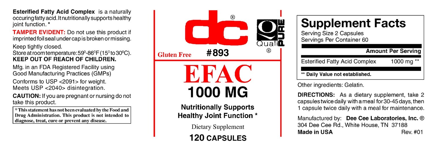 DC - EFAC 1000 mg - SuppCo