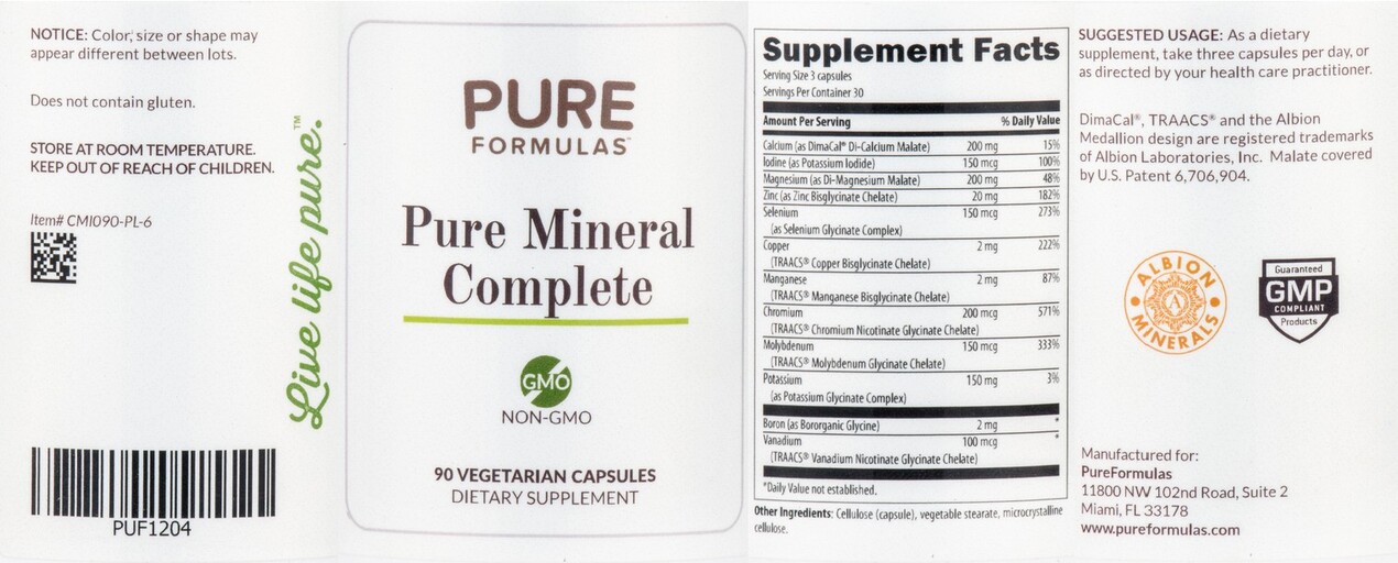 PureFormulas - Pure Mineral Complete - SuppCo