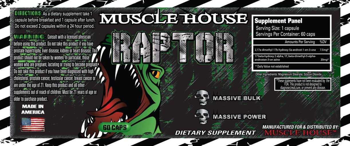 Muscle House - Raptor - SuppCo