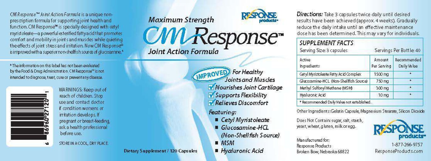Response Products Maximum Strength CM Response Joint Action Formula ...