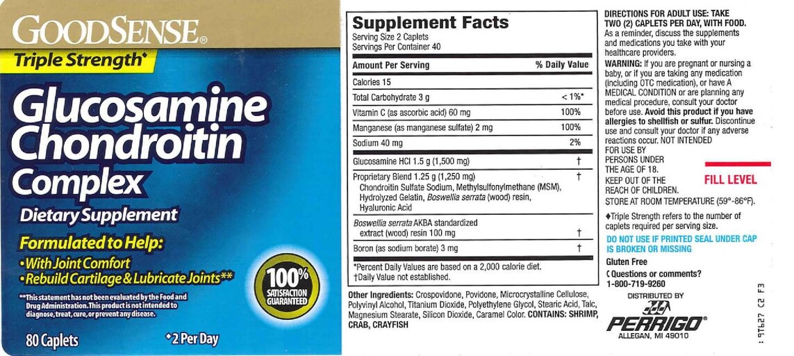 GoodSense - Triple Strength Glucosamine Chondroitin Complex - SuppCo