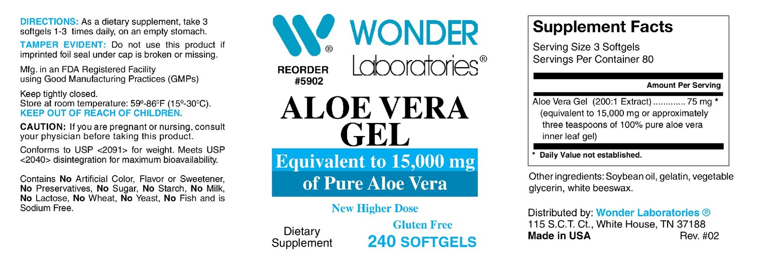 Wonder Labs - Aloe Vera Gel - SuppCo