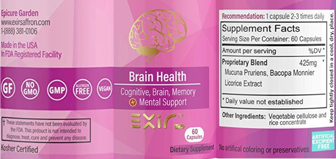 Exir Brain Health | SuppCo