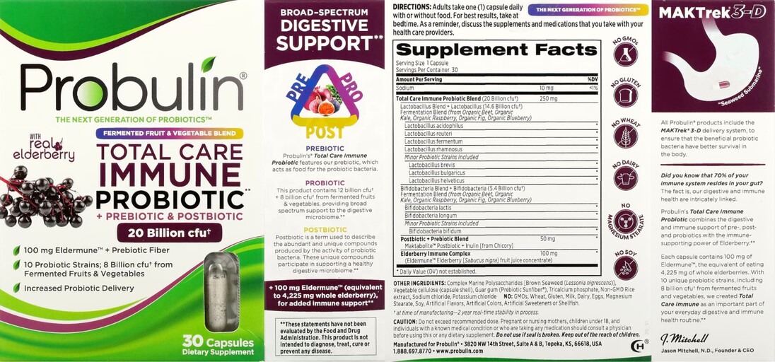 Probulin - Total Care Immune Probiotic - SuppCo