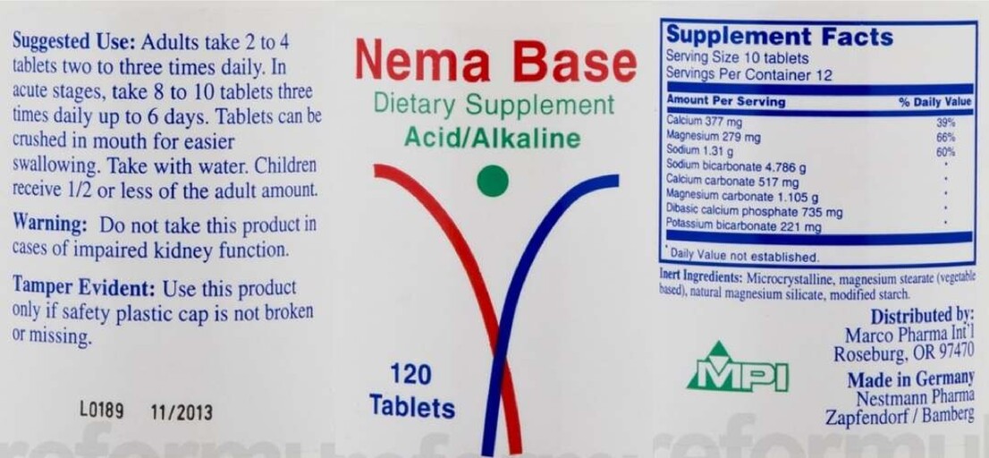 Nestmann Pharma - Nema Base - SuppCo