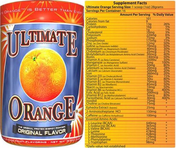 Hi-Tech Pharmaceuticals - Ultimate Orange - SuppCo