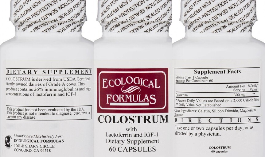 Ecological Formulas - Colostrum - SuppCo