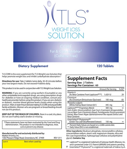 TLS Weight Loss Solution - CORE - SuppCo