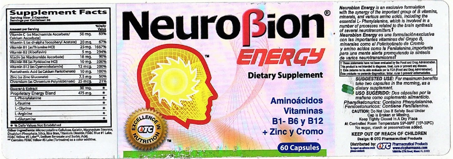 OTC Pharmaceutical Products - NeuroBion Energy - SuppCo