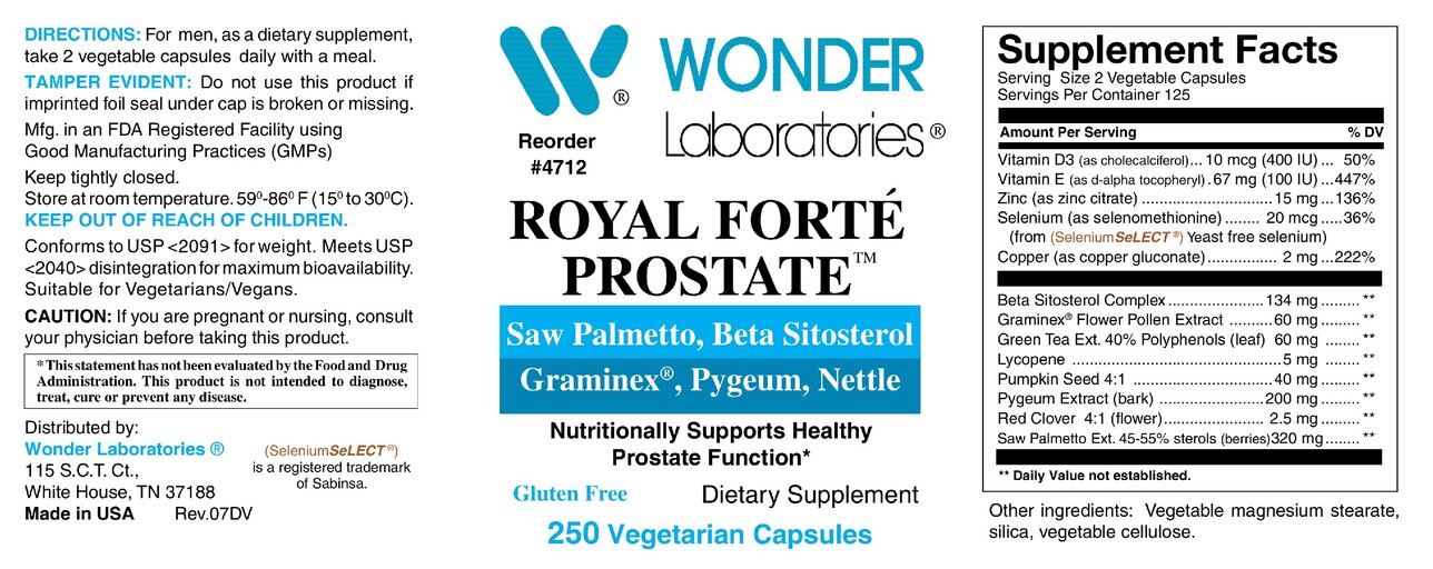 Wonder Labs - Royal Forte Prostate - SuppCo