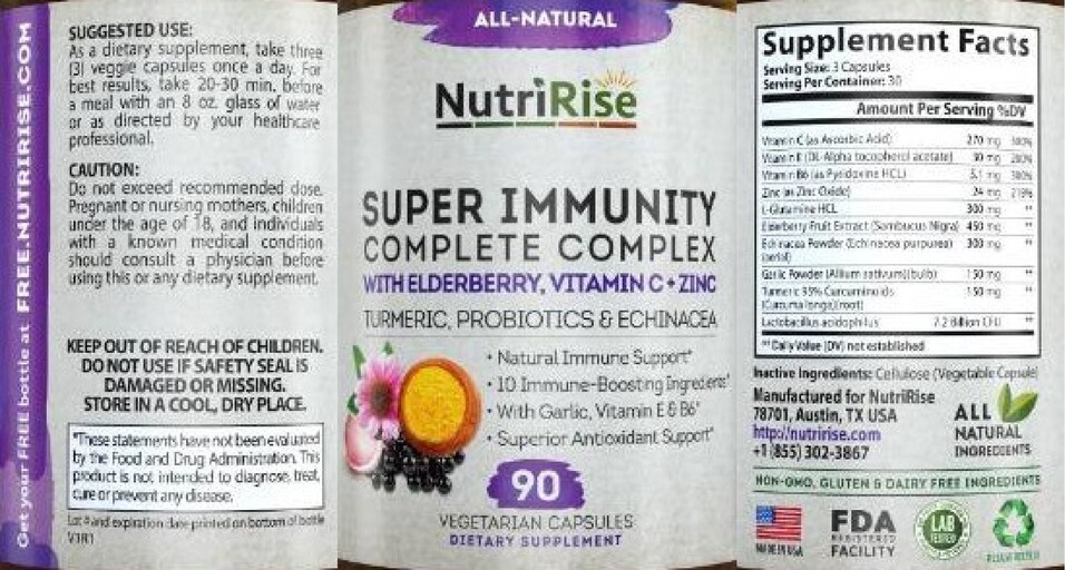 NutriRise - Super Immunity Complete Complex - SuppCo
