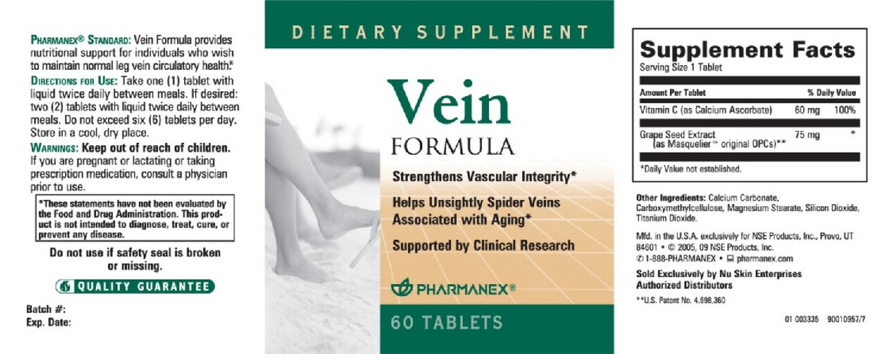 Pharmanex - Vein Formula - SuppCo