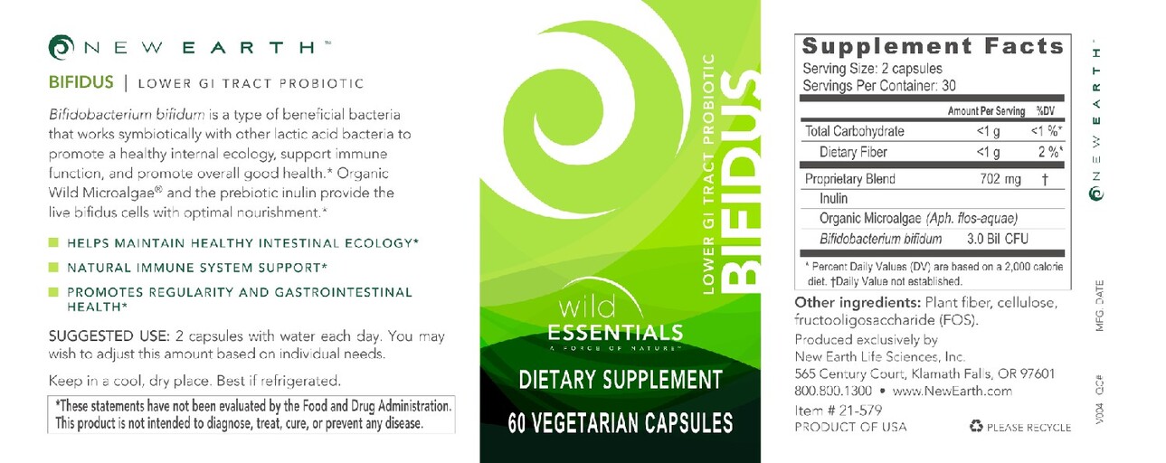 New Earth Wild Essentials - Bifidus Lower GI Tract Probiotic - SuppCo