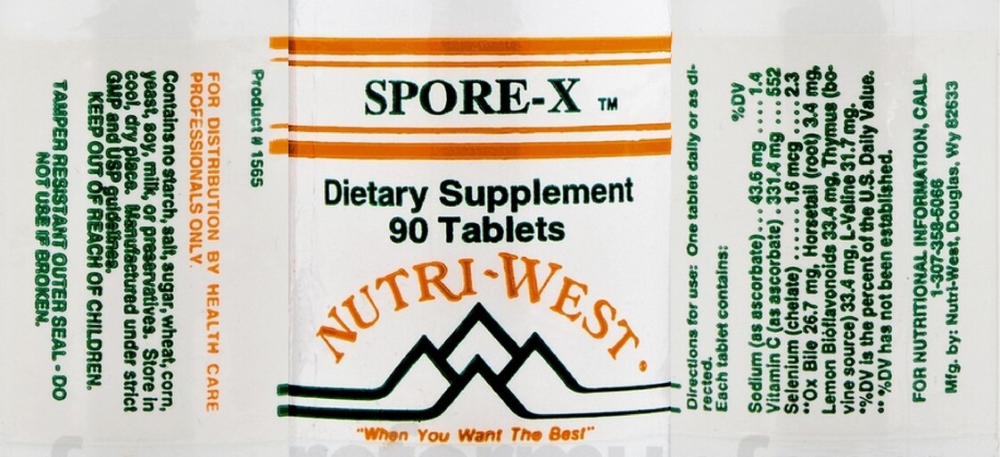 Nutri-West Spore-X | SuppCo
