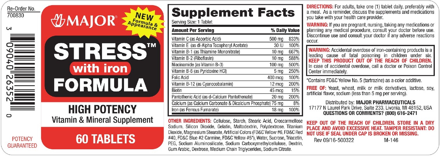 Major - Stress Formula with Iron - SuppCo
