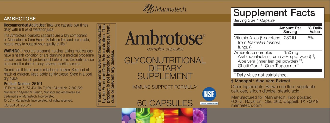 Mannatech - Ambrotose Complex Capsules - SuppCo
