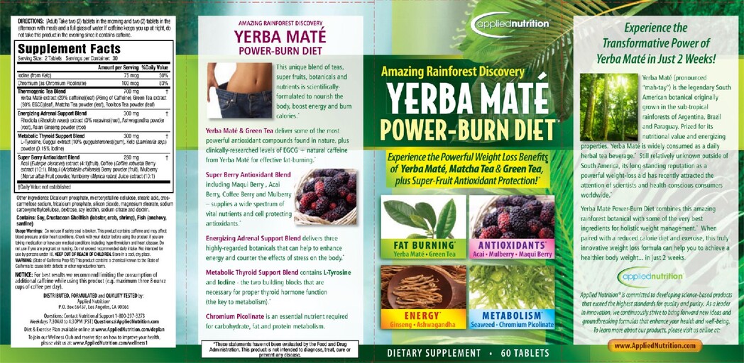 Applied Nutrition - Amazing Rainforest Discovery Yerba Mate Power-Burn ...
