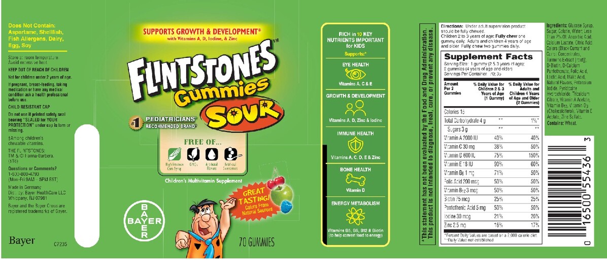 Bayer - Flintstones Sour Gummies Complete - SuppCo