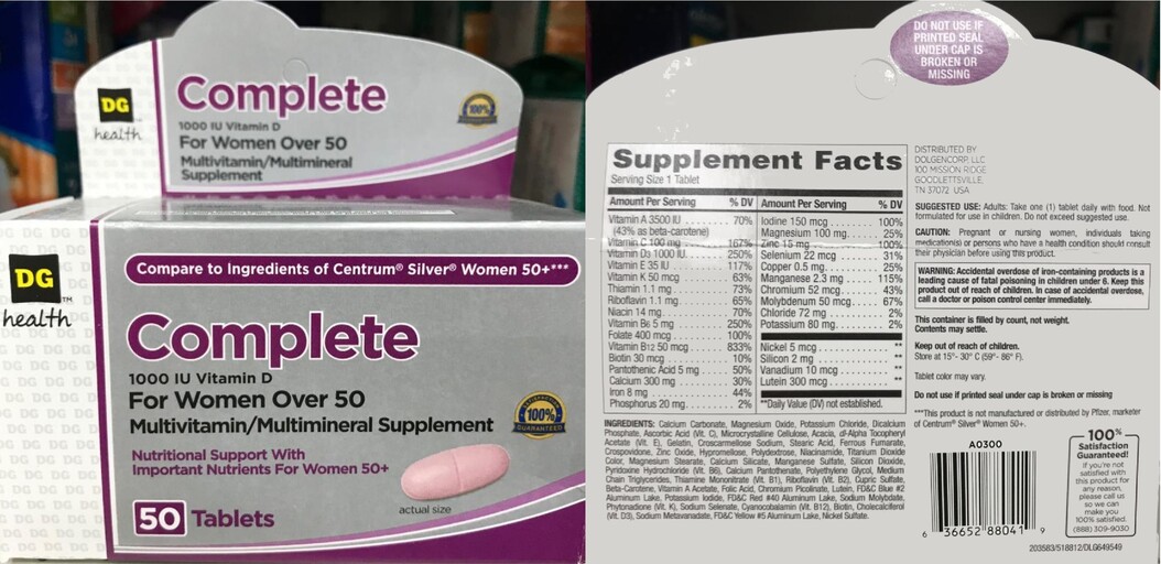 DG health - Complete for Women Over 50 - SuppCo