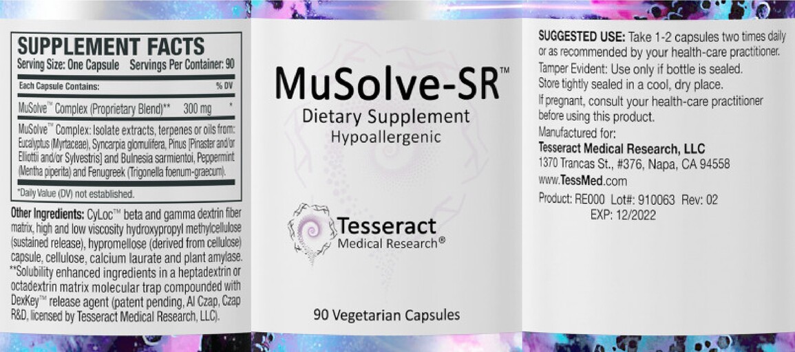 Tesseract Medical Research - MuSolve-SR - SuppCo