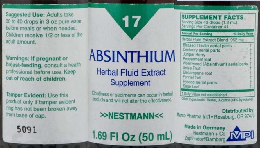 Nestmann - Absinthium - SuppCo