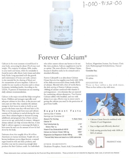 Forever - Forever Calcium With Magnesium And Vitamin D - SuppCo