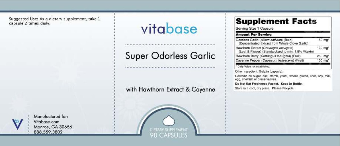 Vitabase - Super Odorless Garlic - SuppCo