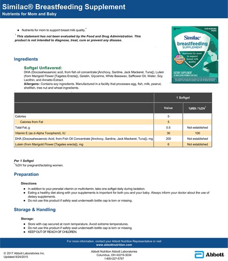 Abbott Nutrition - Similac Breastfeeding Supplement - SuppCo