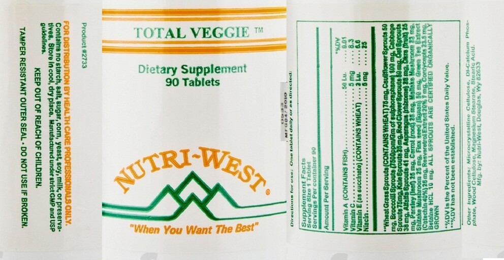 Nutri-West - Total Veggie - SuppCo