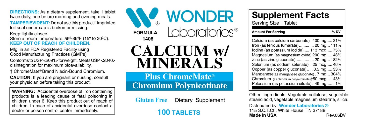 Wonder Labs - Calcium w/ Minerals - SuppCo