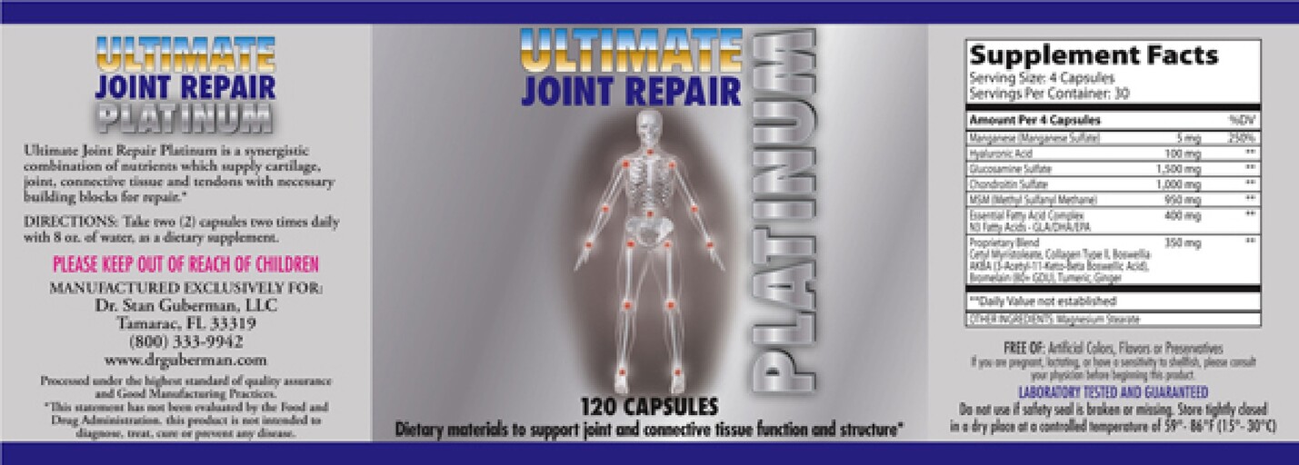 Dr. Stan Guberman - Ultimate Joint Repair Platinum - SuppCo