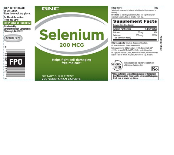 GNC - Selenium 200 mcg - SuppCo