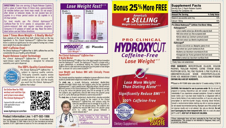 Hydroxycut - Pro Clinical Hydroxycut Caffeine-Free Rapid-Release ...