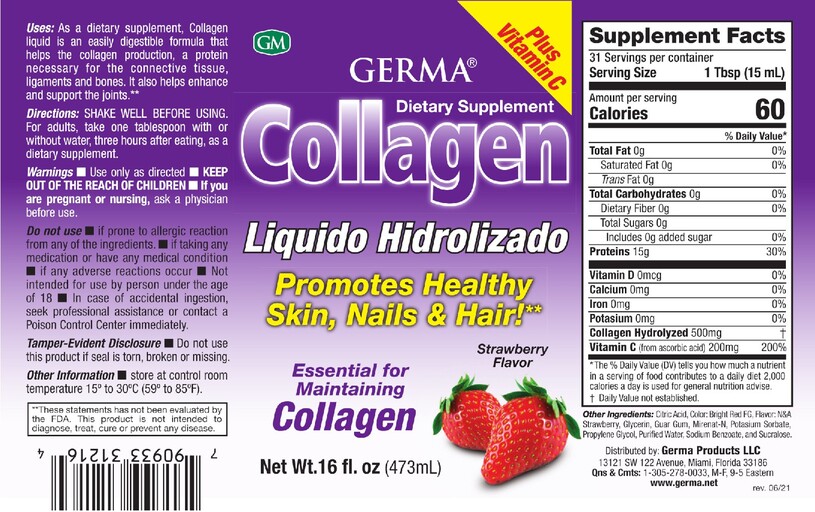 GM Germa - Collagen Strawberry Flavor - SuppCo