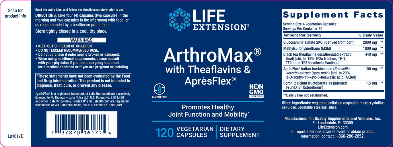 Life Extension - ArthroMax with Theaflavins & AprèsFlex - SuppCo