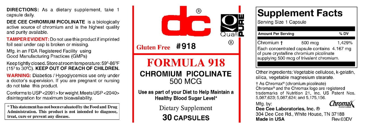 DC - Formula 918 - SuppCo