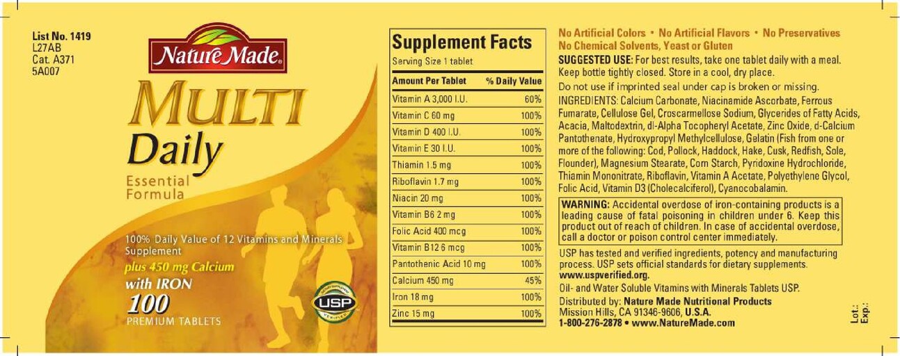 Nature Made Multi Daily Essential Formula | SuppCo