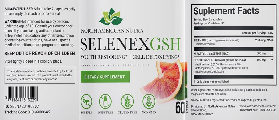 North American Nutra - Selenex GSH - SuppCo