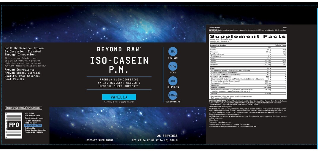 GNC - Iso-Casein P.M. Vanilla - SuppCo