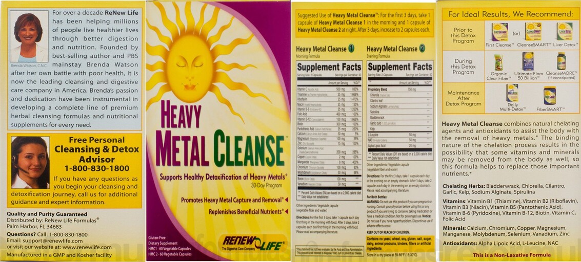 Renew Life - Heavy Metal Cleanse 2 Evening Formula - SuppCo