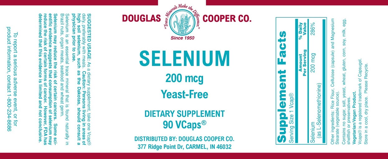 Douglas Cooper Co. - Selenium 200 mcg - SuppCo