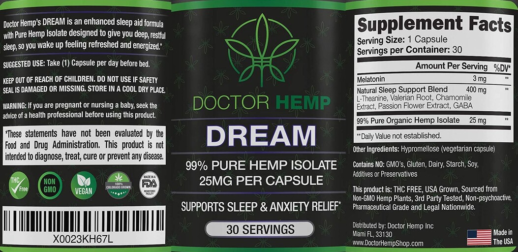 Doctor Hemp - Dream - SuppCo