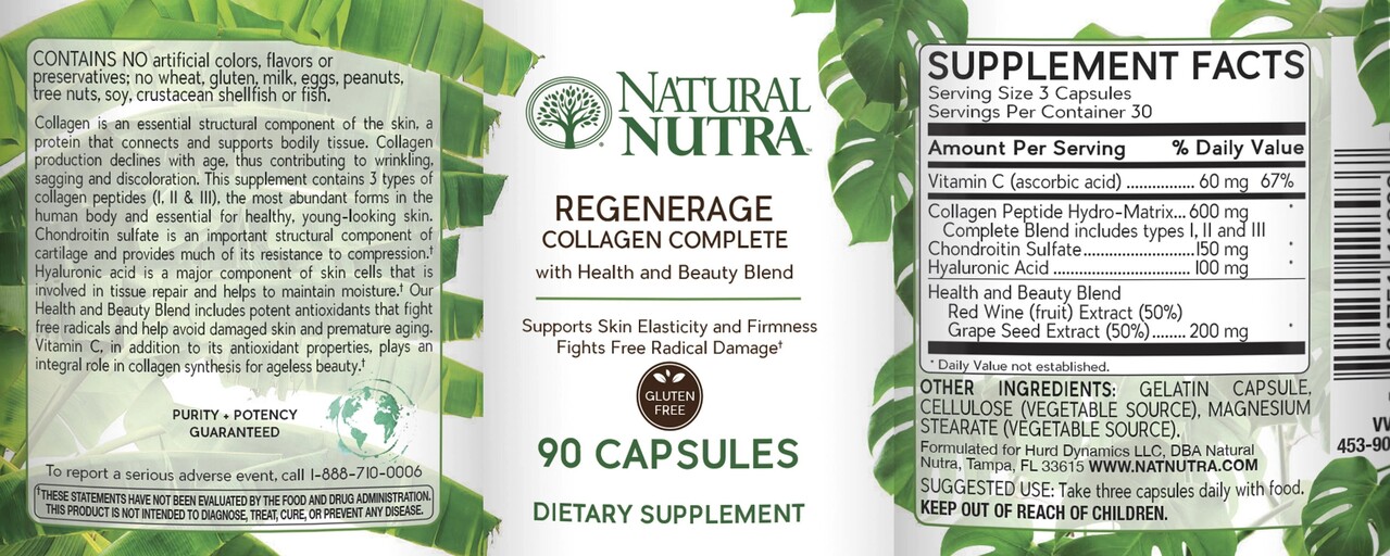 Natural Nutra - Regenerage Collagen Complete - SuppCo