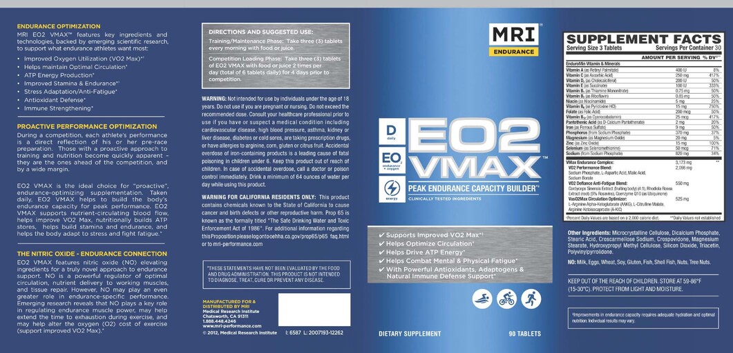 MRI Endurance - EO2 VMAX - SuppCo