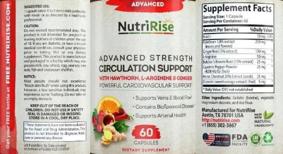 NutriRise Advanced Strength Circulation Support | SuppCo