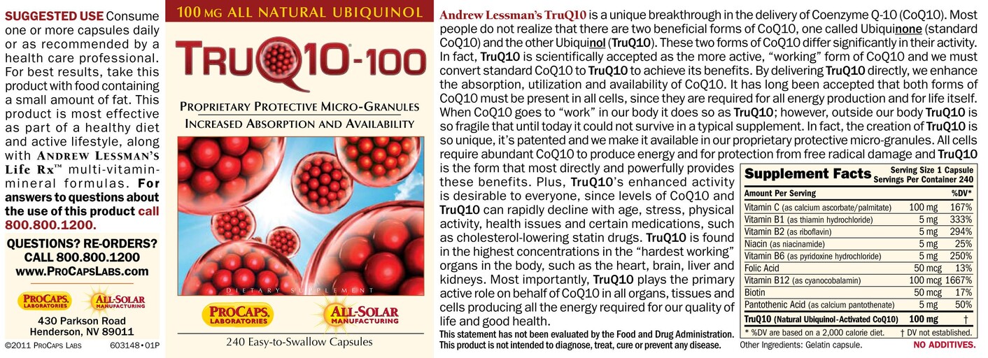 ProCaps Laboratories - TruQ10-100 - SuppCo