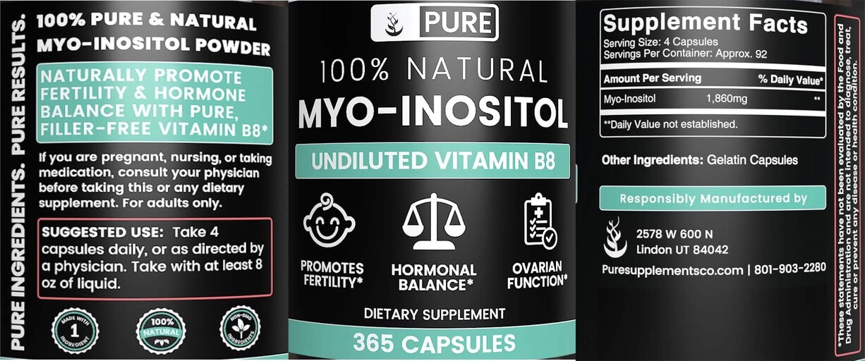 Pure - Myo-Inositol - SuppCo