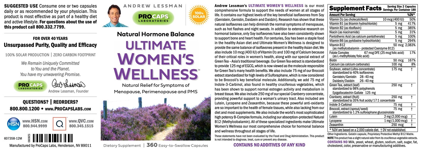 ProCaps Laboratories - Ultimate Women's Wellness - SuppCo