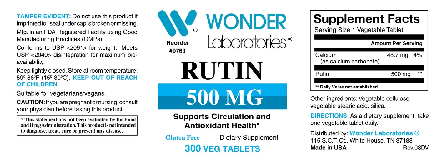 Wonder Labs - Rutin 500 mg - SuppCo